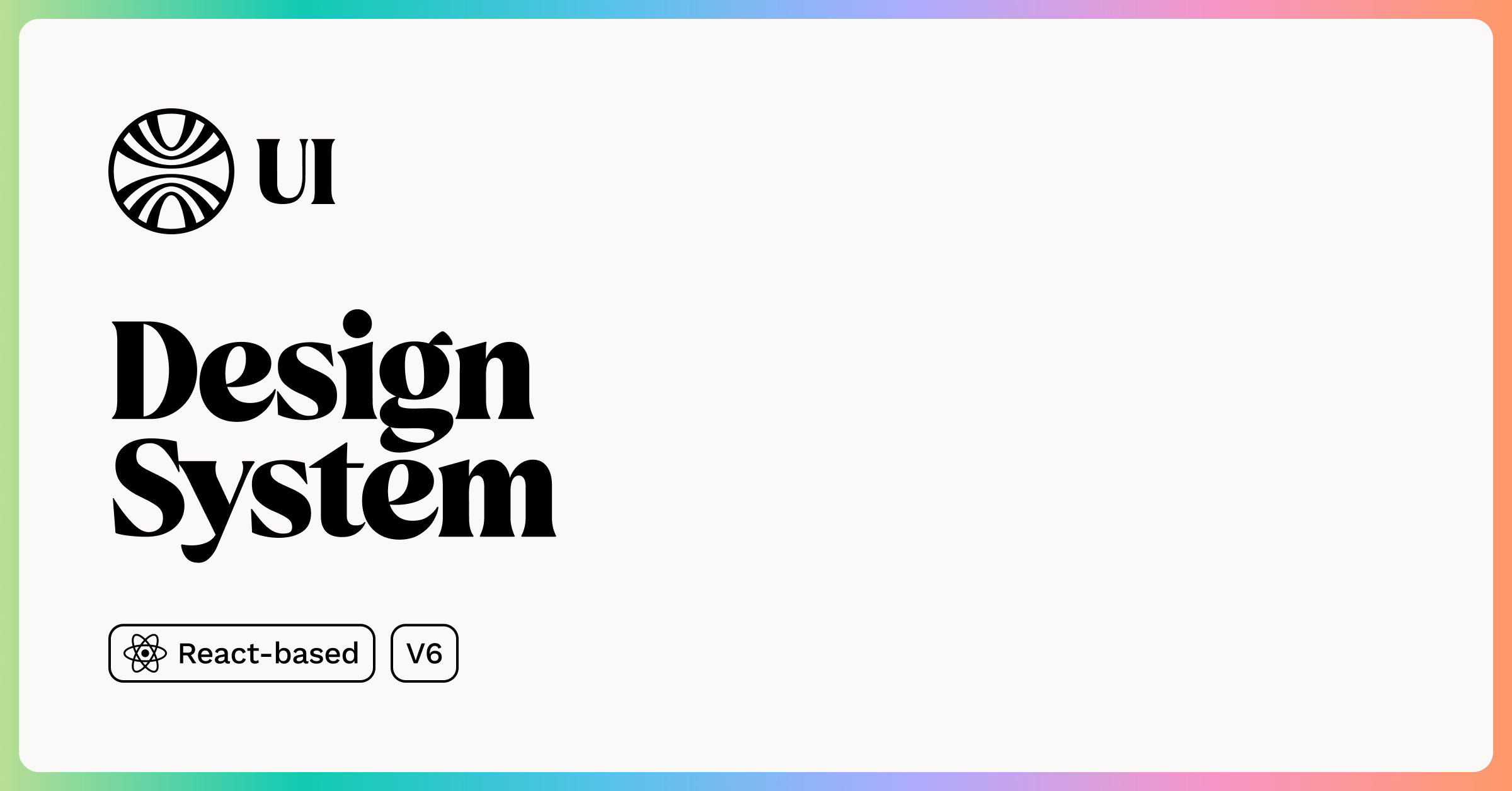 Welcome UI - Customizable design system with react